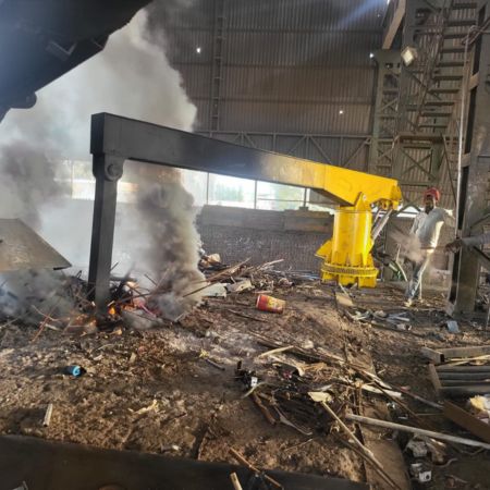 Scrap Pusher For Induction Furnace | Scrap Poker
